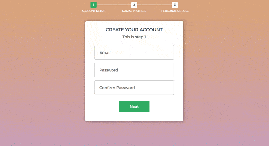 44 Free Multi Step HTML Forms - W3tweaks