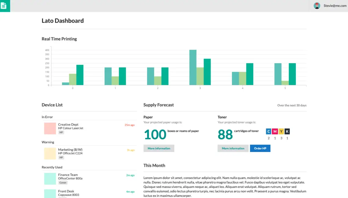 13 Free HTML & CSS Dashboard Template Designs - W3tweaks