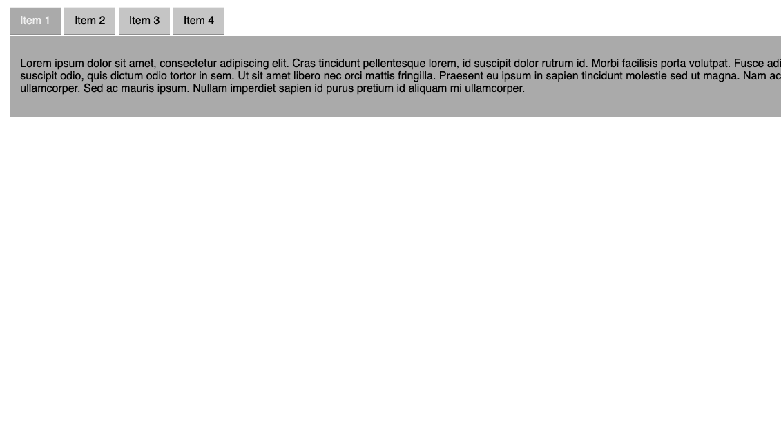 18 Free CSS Tabs For Designing Websites - W3tweaks