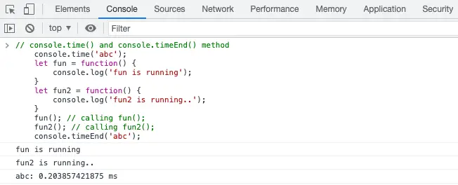 11 Different Types Of Javascript Console Methods W3tweaks