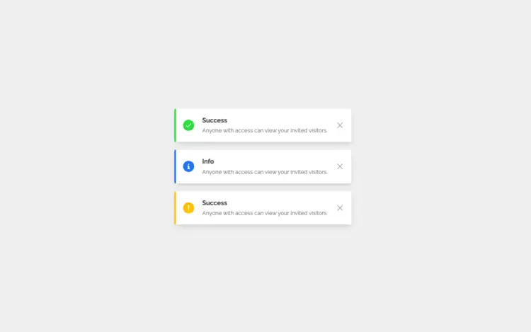 10 Free CSS Toast/Notification - W3tweaks 10 Free CSS Toast/Notification - W3tweaks